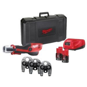 MILWAUKEE - M12 HPT-202C - Hydraulic press tool Geberit Mapress 12 V, 2 ...